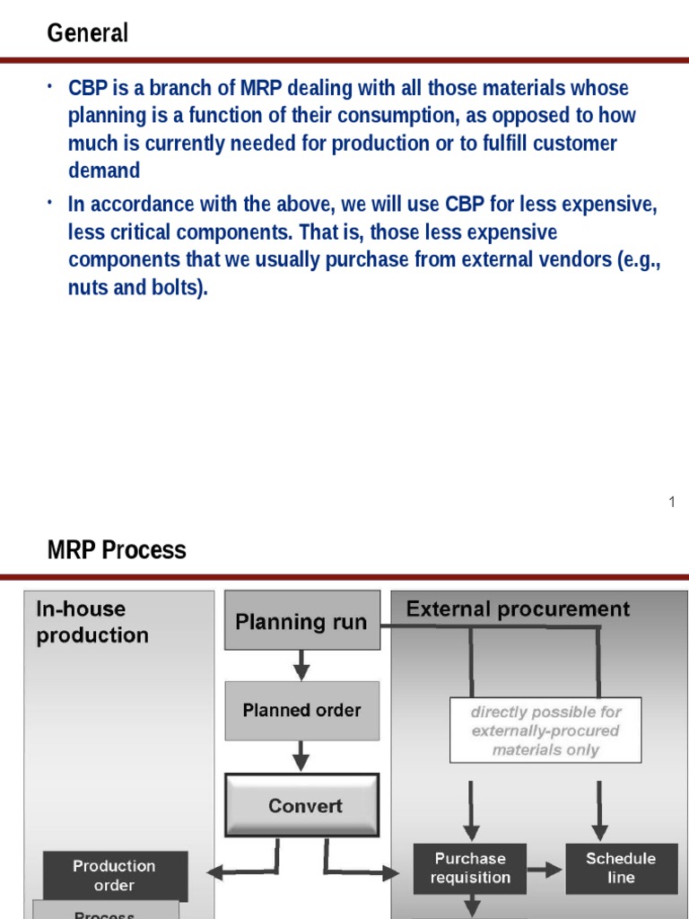 SAP PP Process | PDF | Forecasting | Supply Chain
