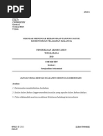 Uji Kendiri Kimia T4 | PDF