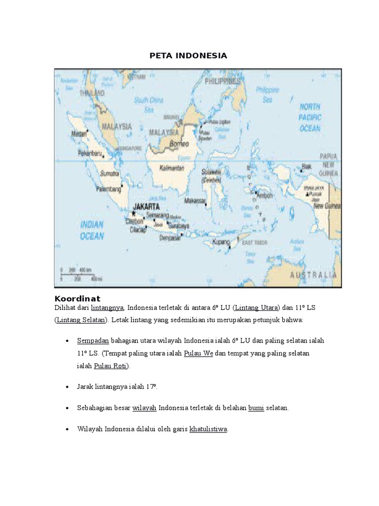 Peta Indonesia | PDF