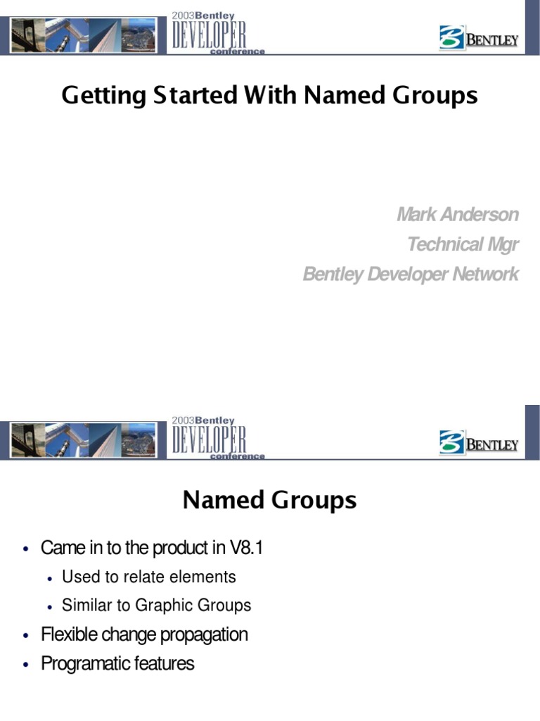 Introduction to Named Groups in V8.1 | PDF | Application Programming ...