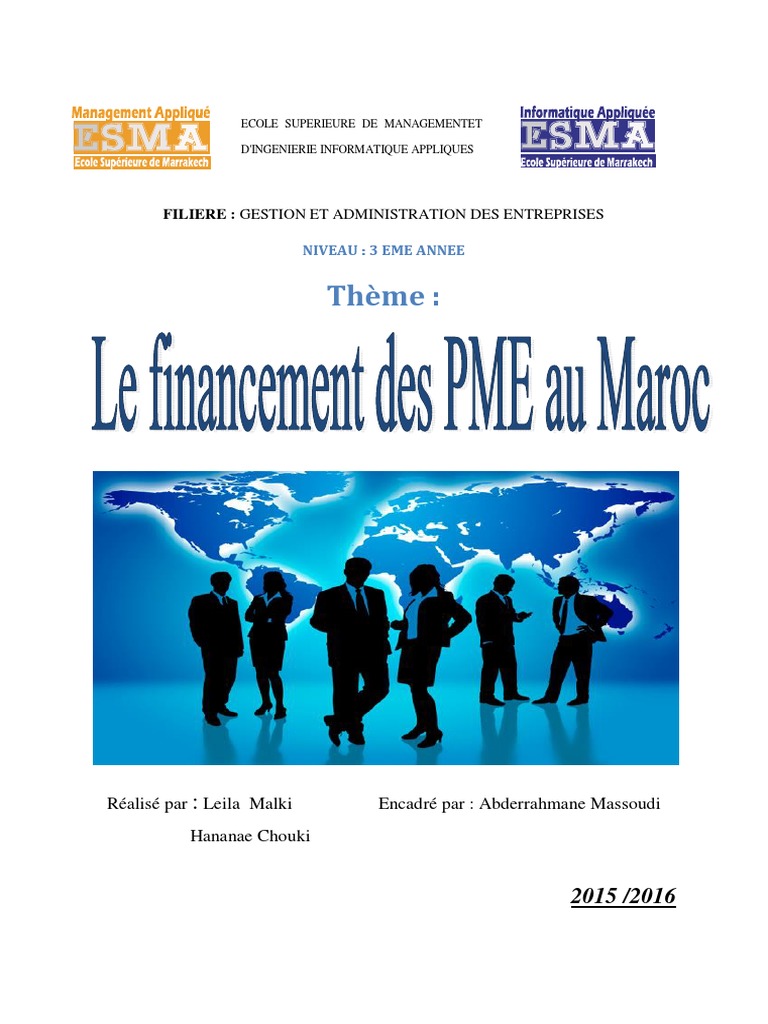 le-financement-des-PME-au-maroc.pdf | Petite ou moyenne entreprise ...