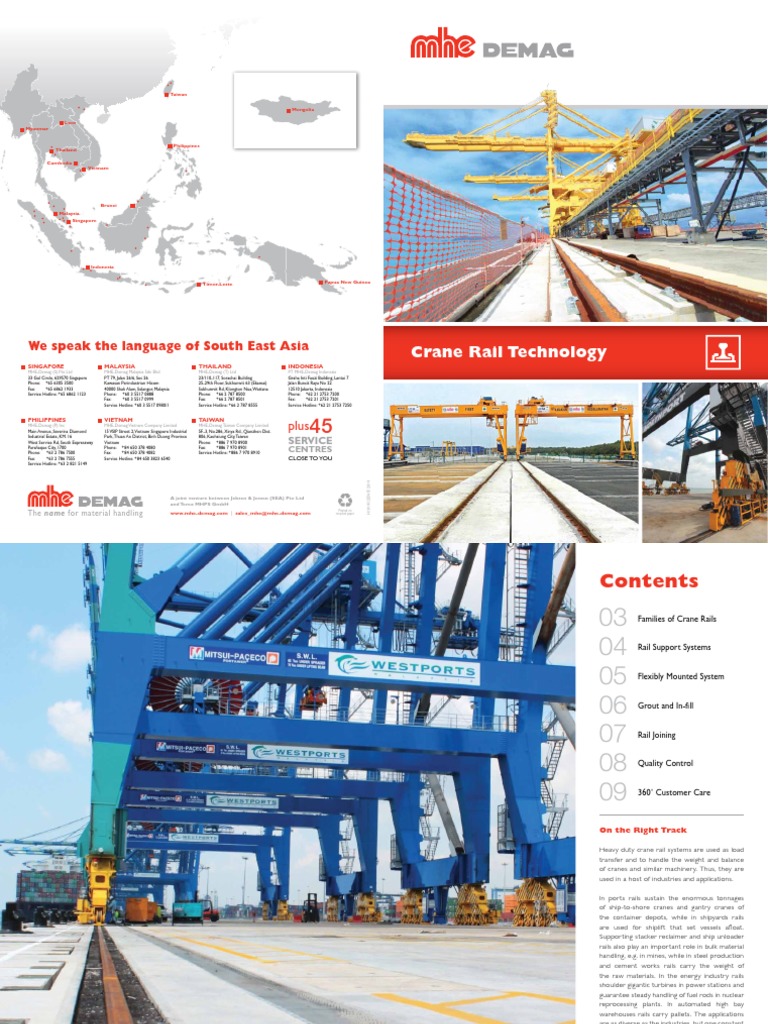 MHE-Demag Crane Rail Technology (H10 14-12EN) | PDF | Track (Rail ...