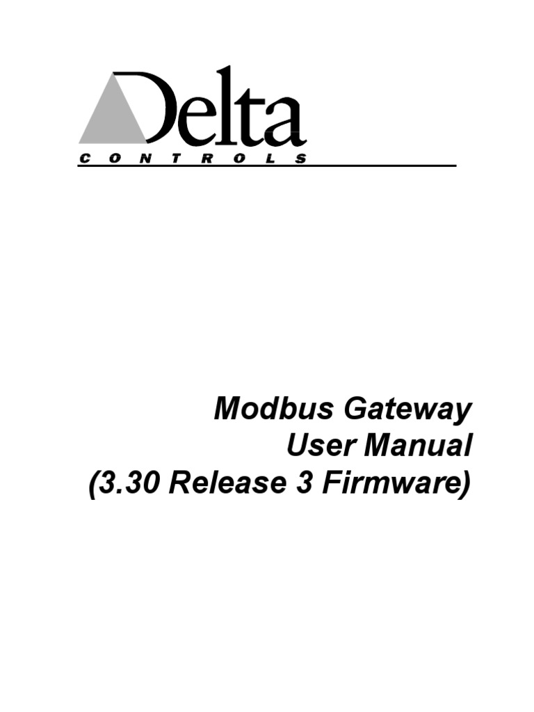 Modbus Gateway User Manual | PDF | Data Type | Gateway (Telecommunications)