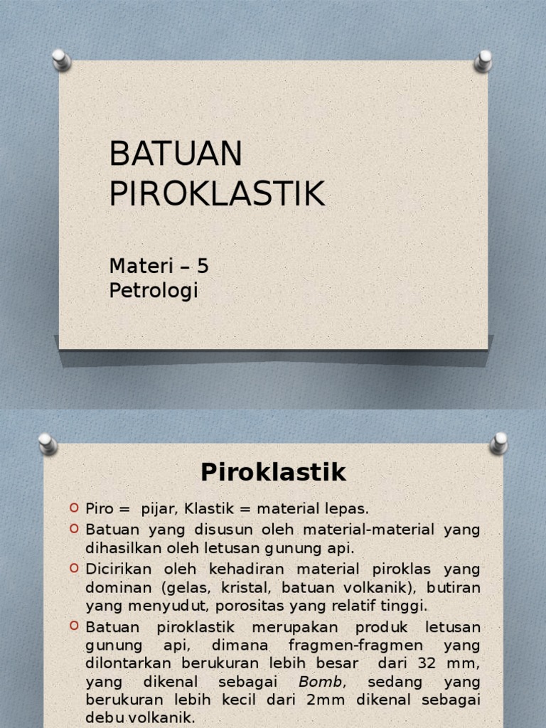 5 - Batuan Piroklastik | PDF