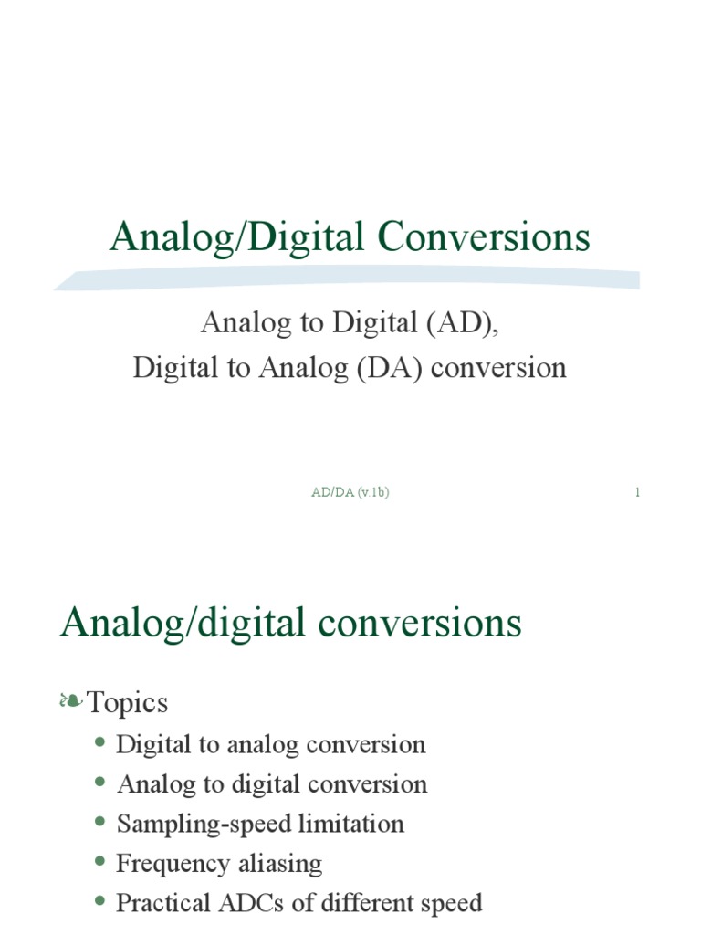adc_dac | Analog To Digital Converter | Sampling (Signal Processing)