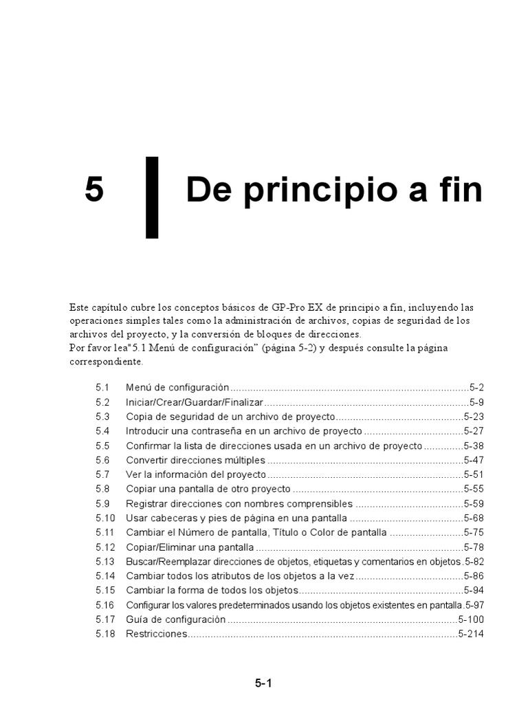 Capitulo 5 Manual De Proface Pdf Point And Click Archivo De