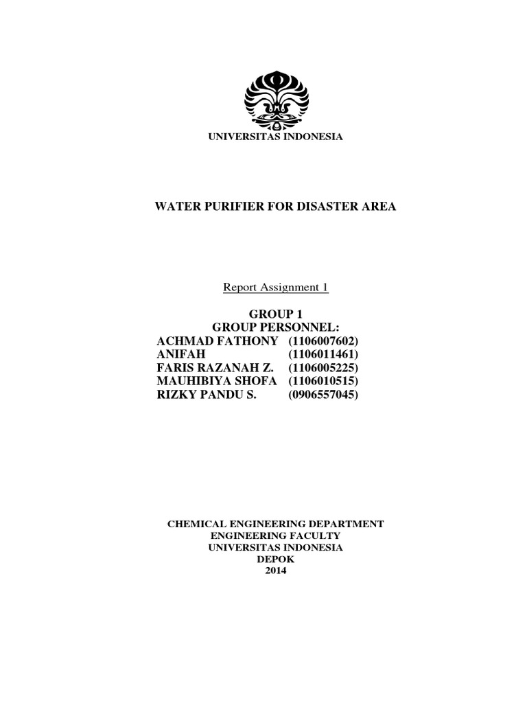 Report Assignment 1 Chemical Product Design | PDF