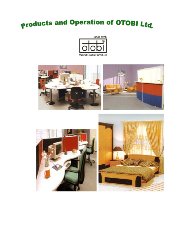 Otobi Report by Iubat | PDF | Cabinetry | Sales