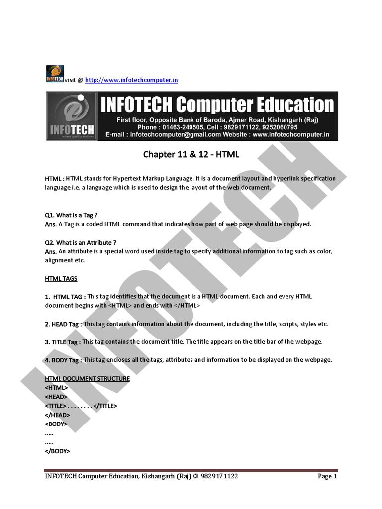 Html Pdf Html Element Html