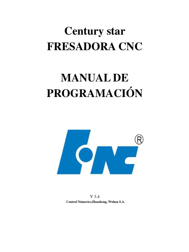 Manual ProgramaciÃ N de Fresadora CONTROL HNC - 1 | PDF | Control ...