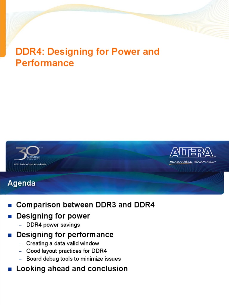 Designing For DDR4 Power and Performance | PDF | Dynamic Random Access Memory | Capacitor