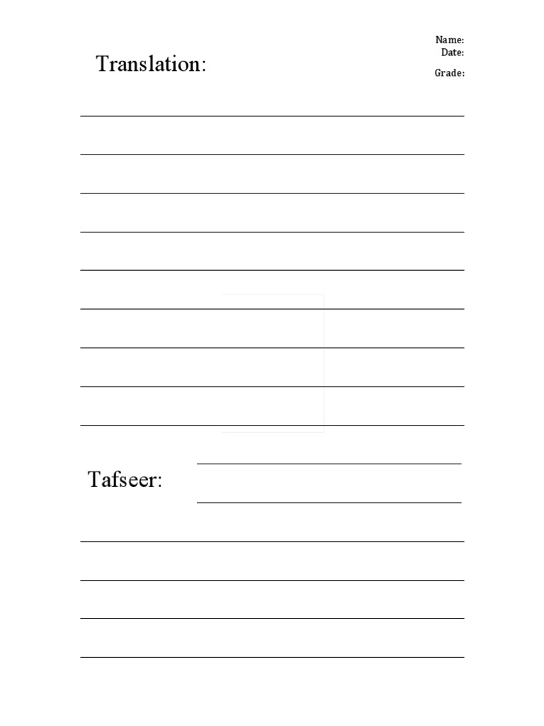 Student Assignment Template | PDF