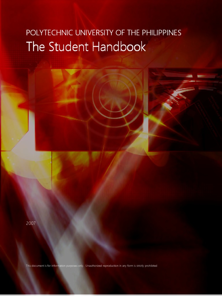 PUP Student Handbook Overview 2024 | PDF | Tuition Payments | Curriculum