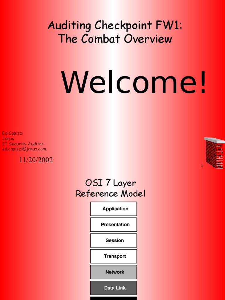 Checkpoint Firewall Presentation | Download Free PDF | Graphical User ...