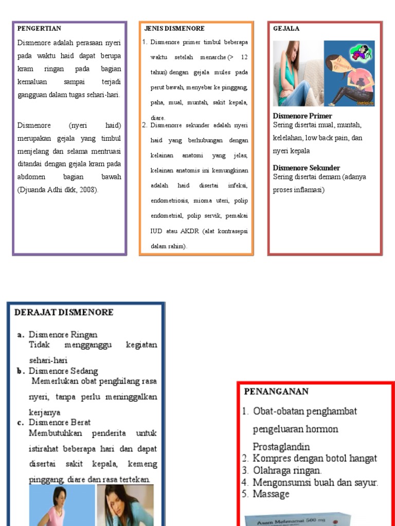 Leaflet Dismenore | PDF