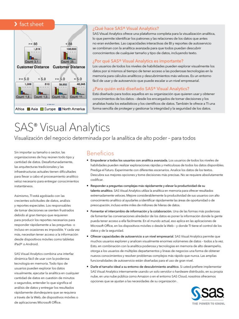 SAS Visual Analytics - Bicon | PDF | Plataforma como servicio | Microsoft