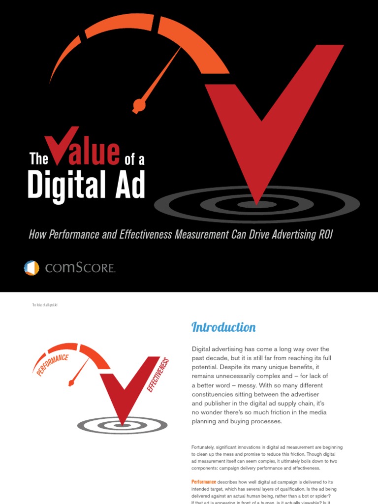 The Value of A Digital Ad Whitepaper Feb2015 | PDF | Advertising | Brand