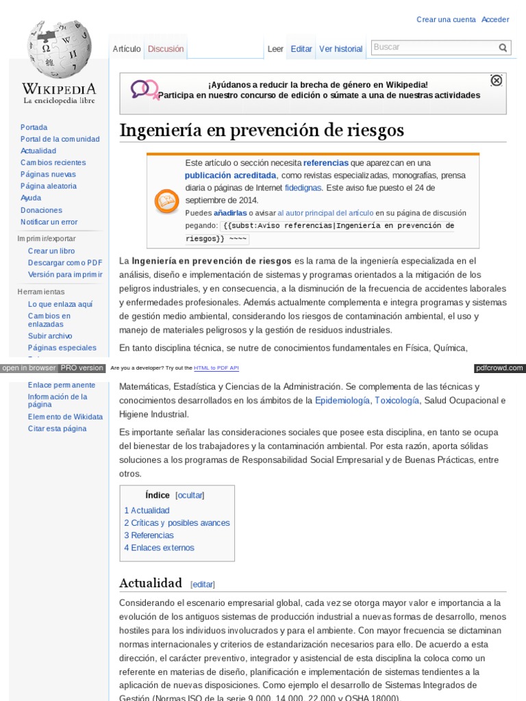 Es Wikipedia Org Wiki Ingenier C3 ADa en Prevenci C3 B3n de | PDF ...