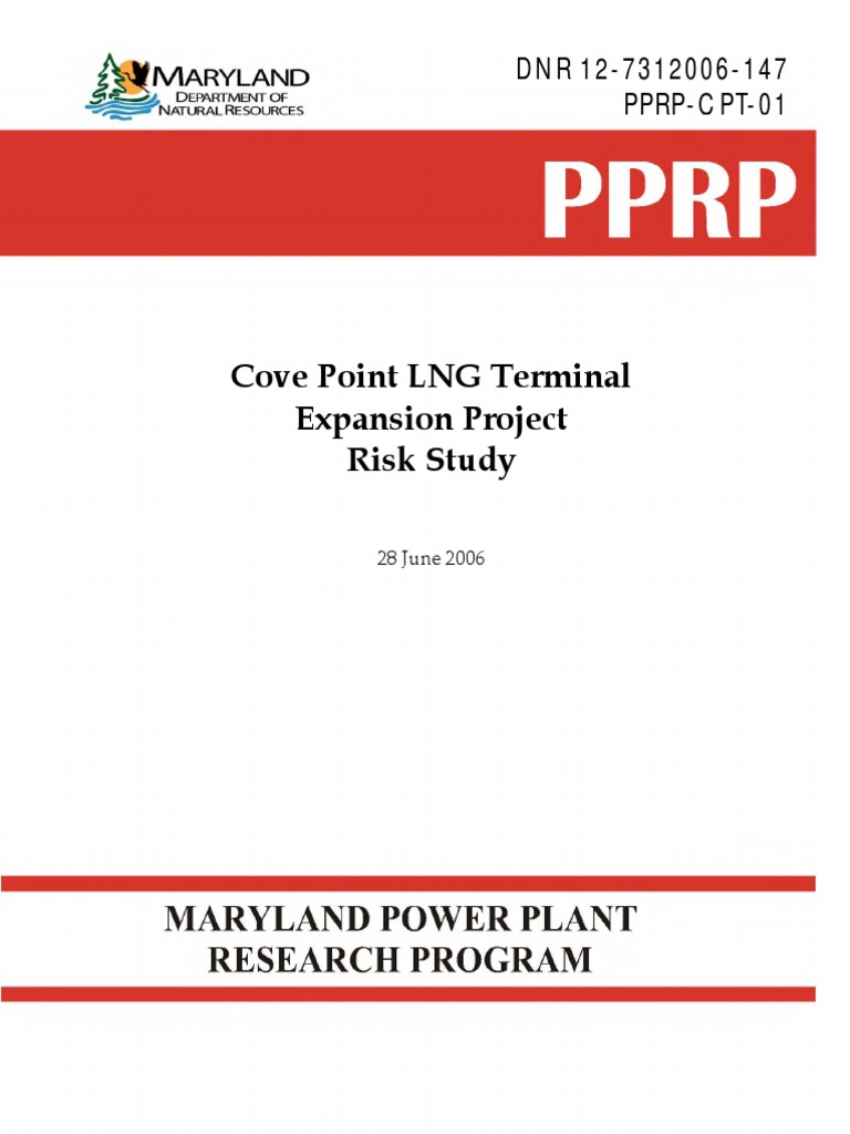 Cove Point LNG Terminal Expansion Project Risk Study | PDF | Liquefied ...