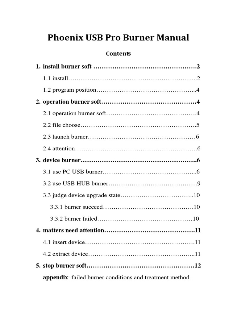Phoenix Usb Pro | PDF | Usb | Graphical User Interfaces