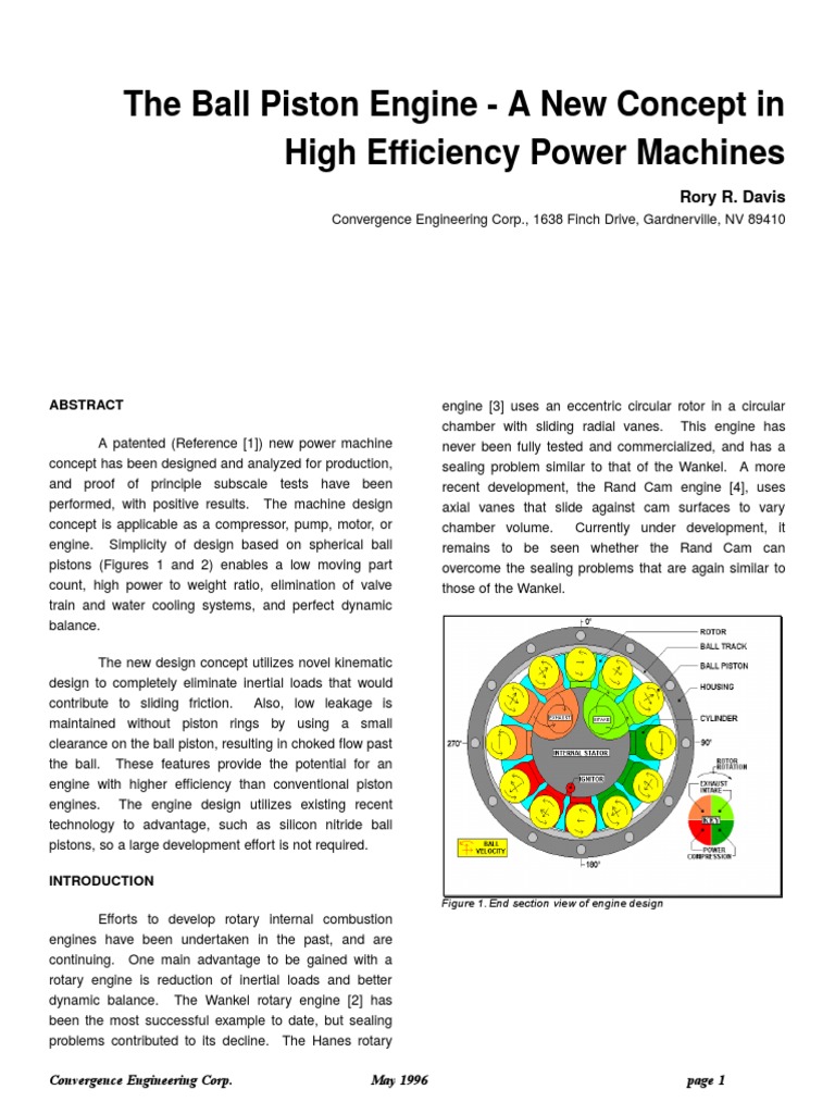 The Ball Piston Engine | PDF | Internal Combustion Engine | Gas Compressor