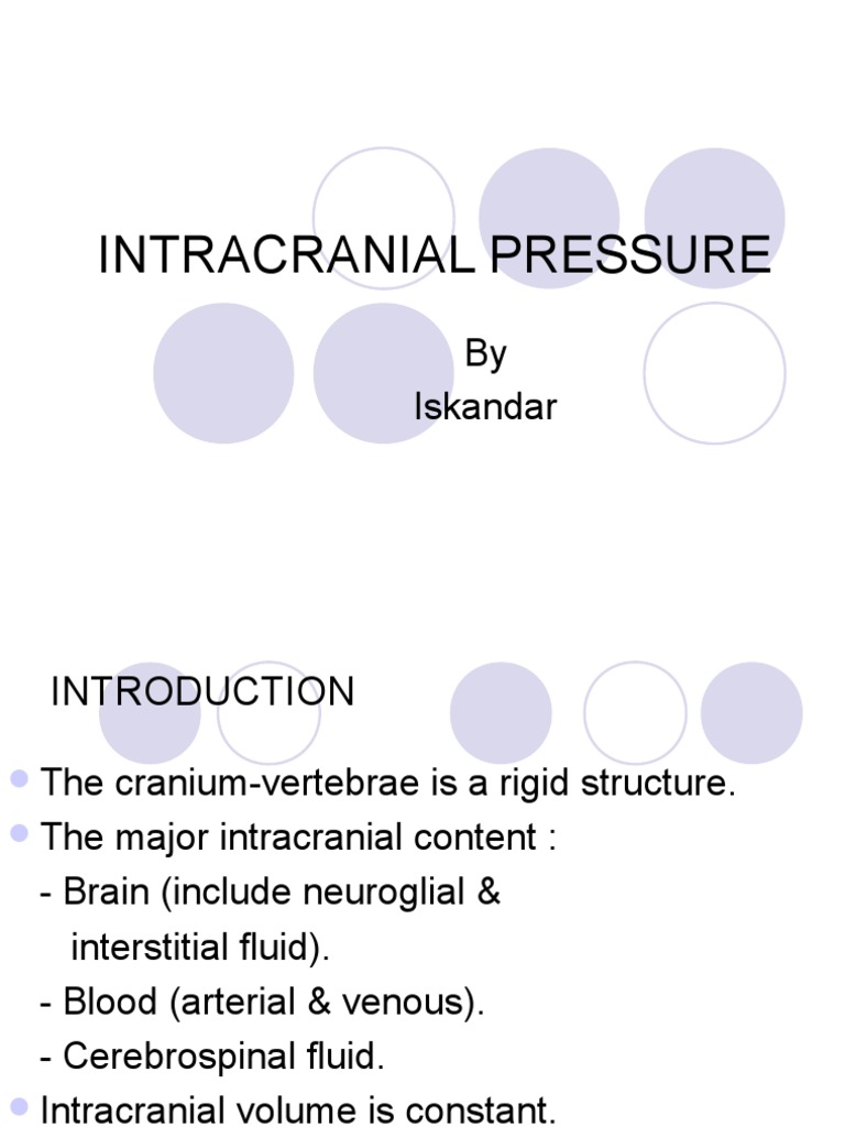 Intracranial Pressure | PDF | Edema | Cerebrospinal Fluid