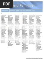 Word Form List | PDF | Science | Philosophical Science