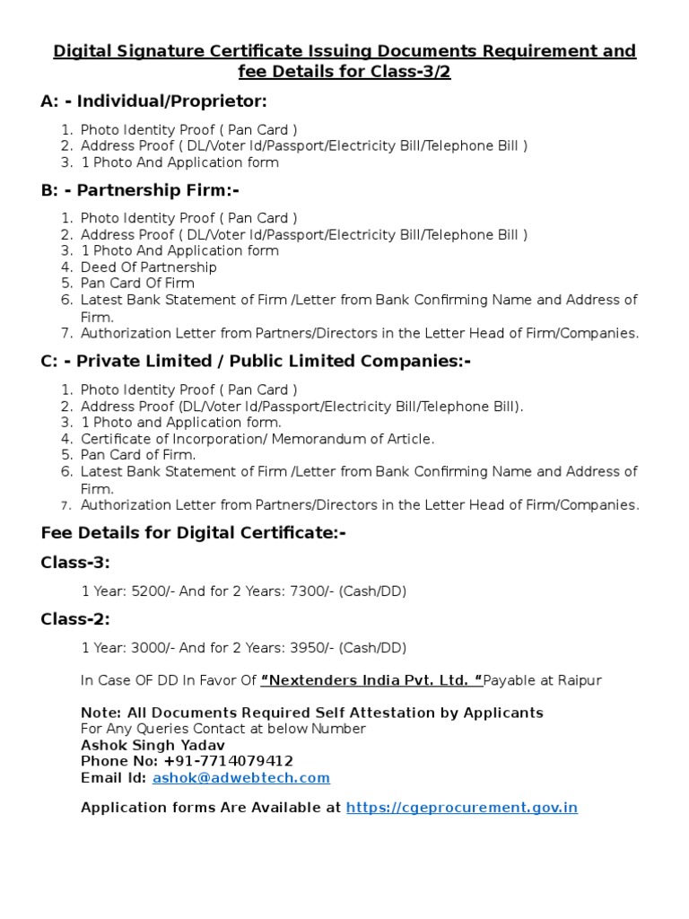 Digital Signature Requirements for Firms | PDF | Finance & Money ...