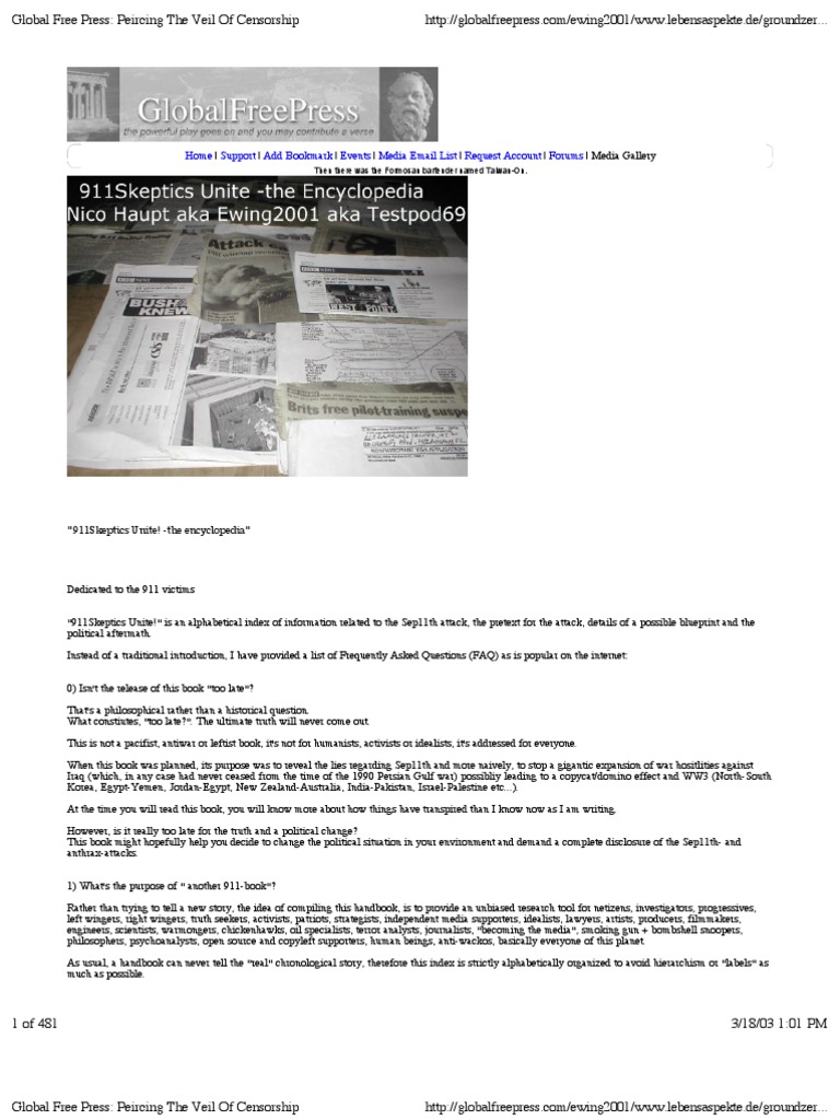 911 Encyclopedia | PDF | September 11 Attacks | Central Intelligence Agency