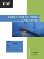 Complete Design Report of Bridge Using CSiBridge | PDF | Strength Of ...