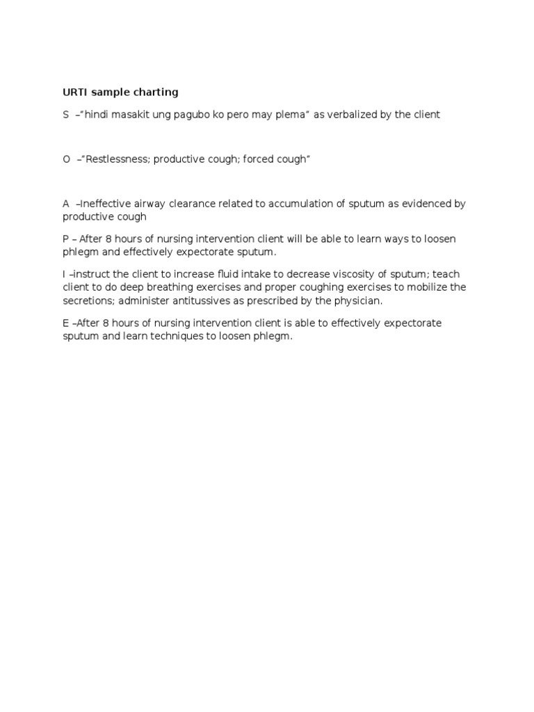 Soapie Charting Examples