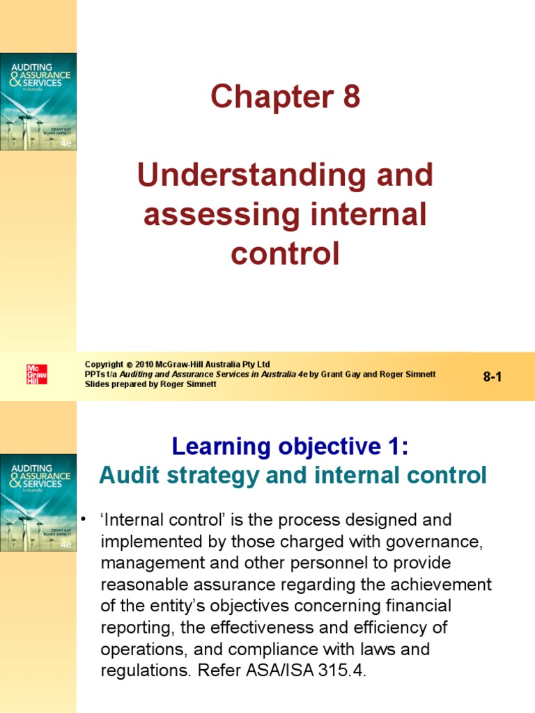 Isa Understanding and Assessing Internal Control | PDF | Internal Audit ...