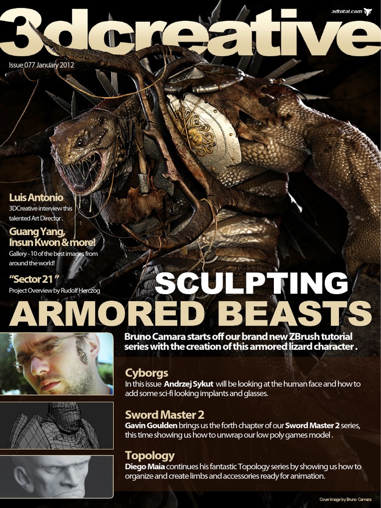 3DCreative Magazine Issue 077 January 2012 | PDF | Rendering (Computer ...