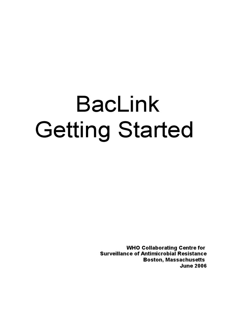 BacLink 1.getting Started | PDF | File Format | Microsoft Access
