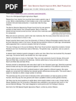 Cow Taxonomic Classification | PDF