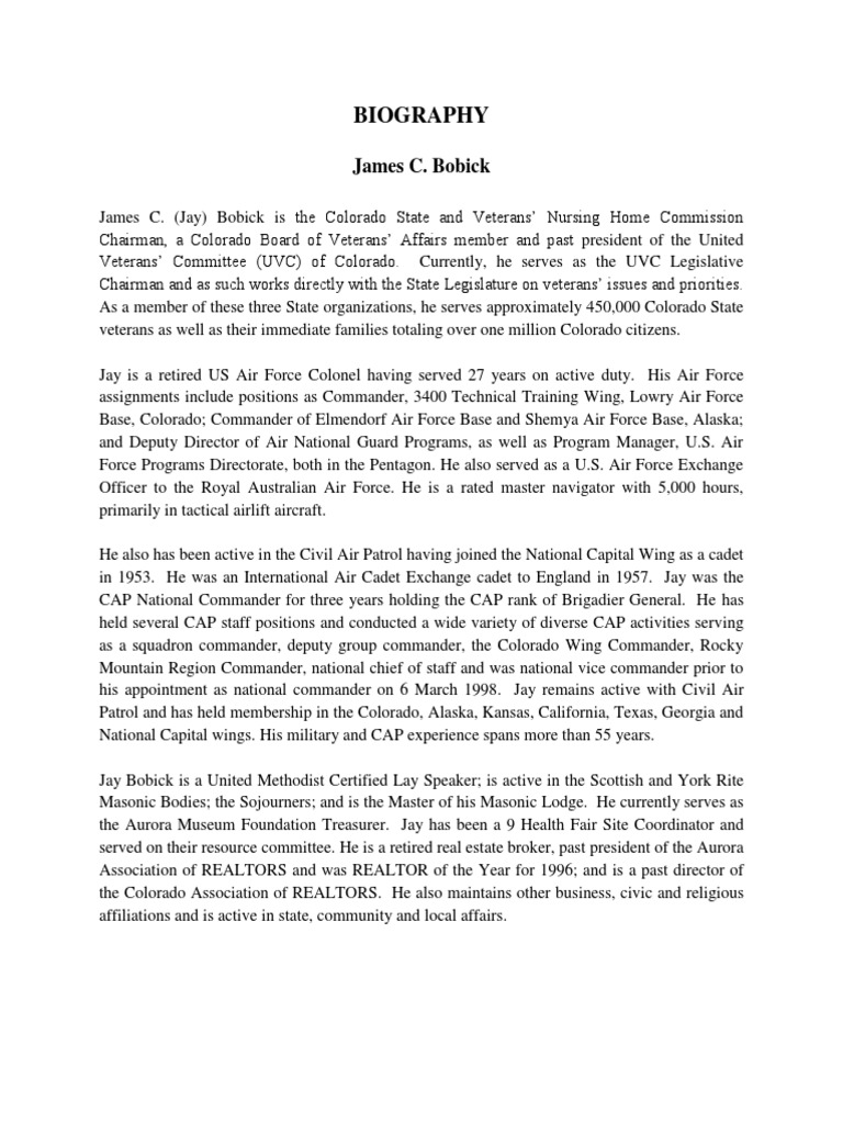 James Bobick | PDF | Social Science | Travel