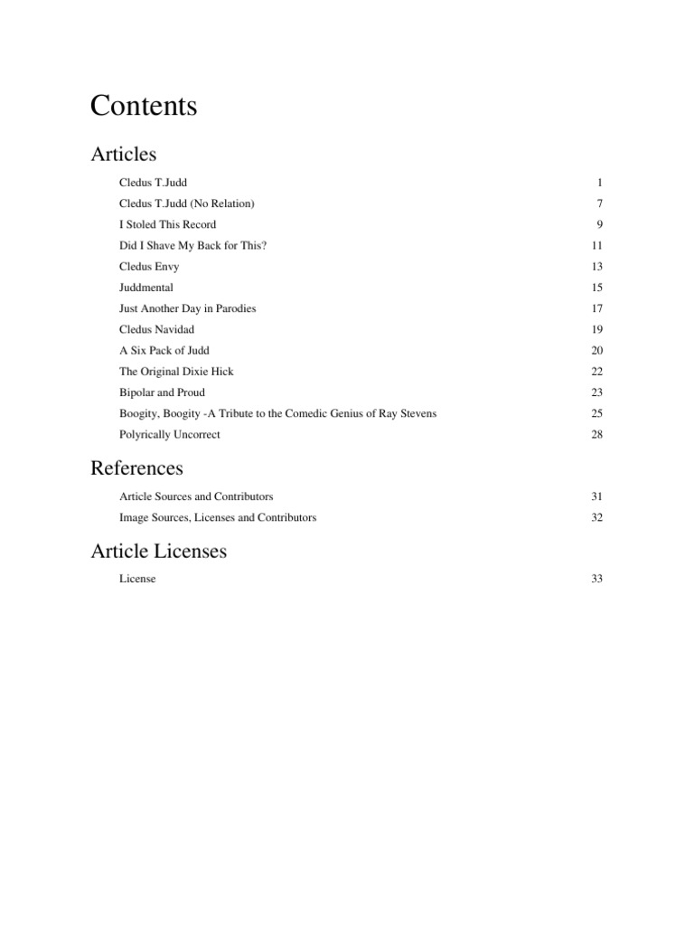 Cledus T. Judd Information | PDF | American Country Music | Recorded Music