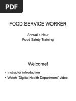 DBPR Food Employee Reporting Agreement | PDF | Foodborne Illness ...