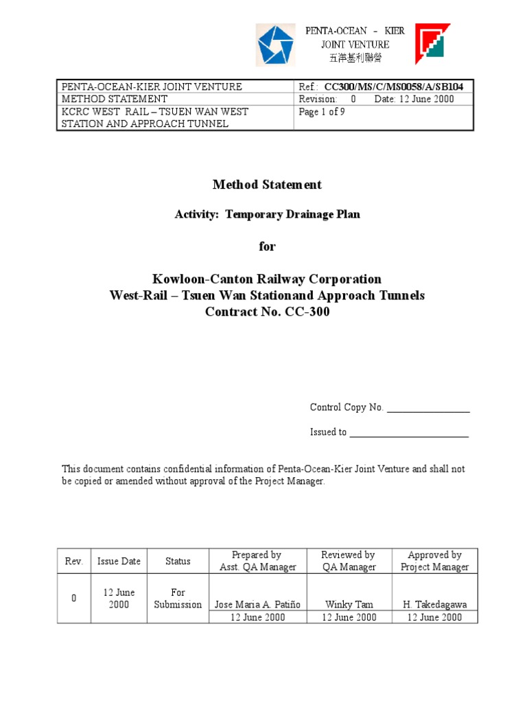 Temporary Site Drainage | PDF | Drainage | Flood