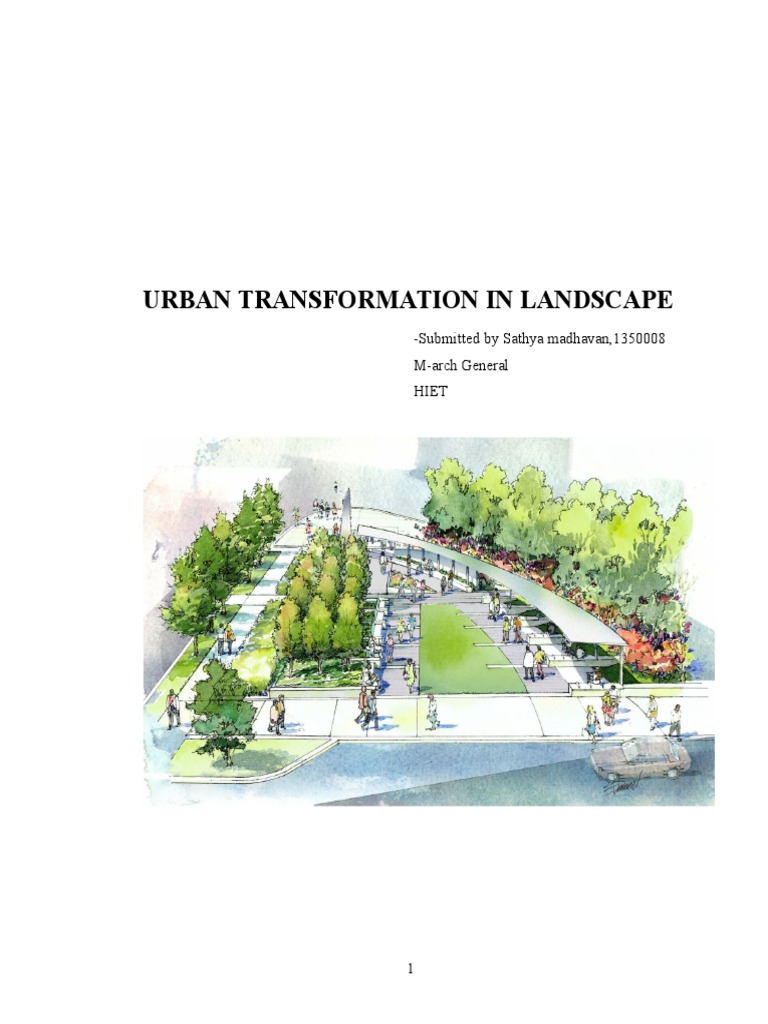 Urban Transformation and Green Spaces | PDF | Landscape | Madrid