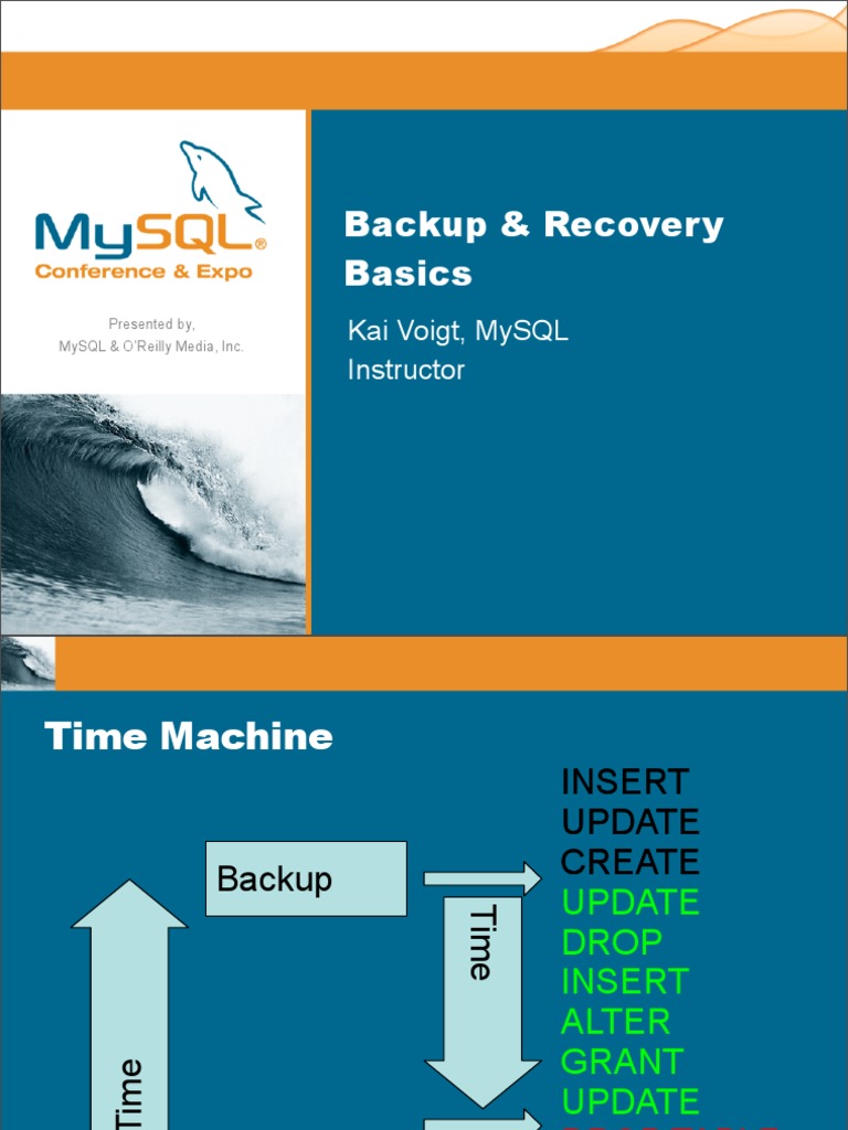 MySQL Backup and Recovery Essentials | PDF | Backup | My Sql