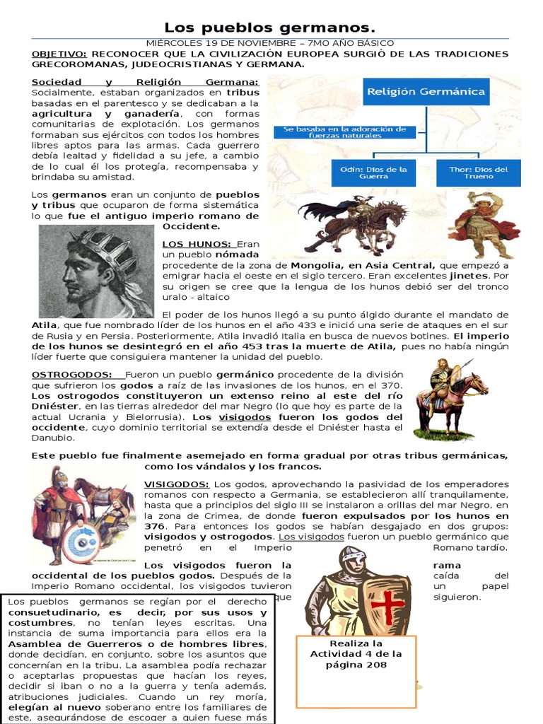GUÍA CONTENIDO - Los Pueblos Germanos