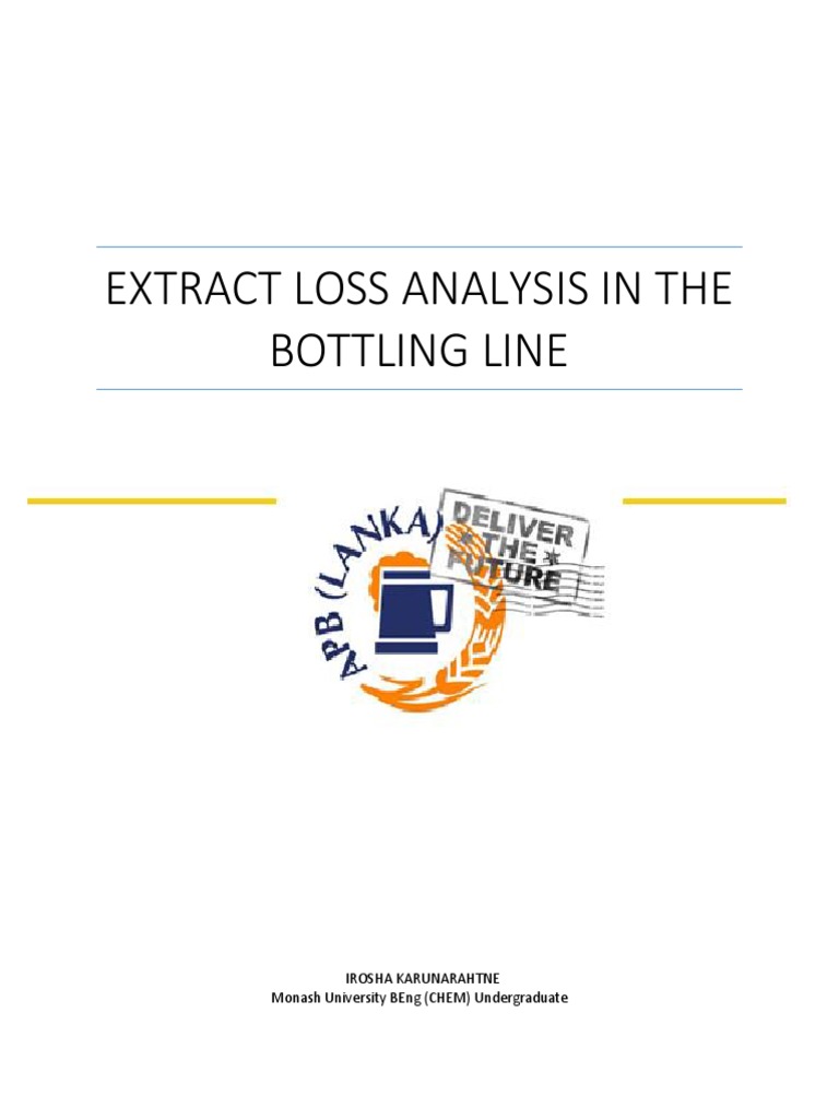 Extract Loss Reduction in The Filling Area | PDF | Lean Manufacturing ...