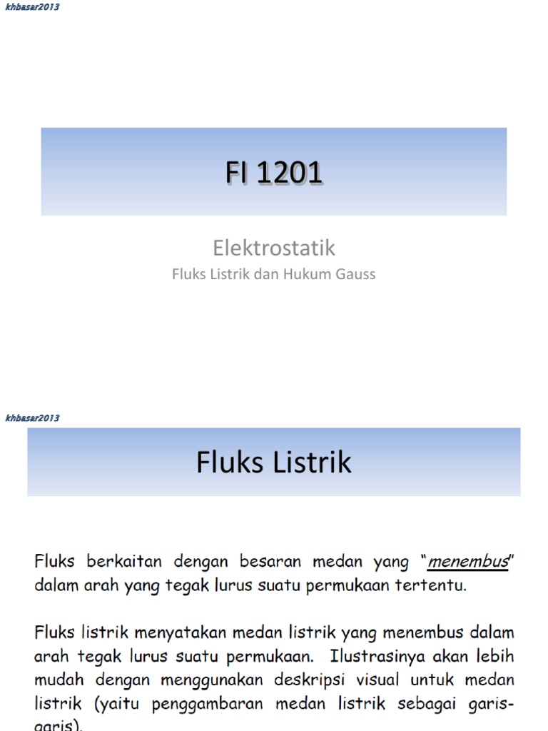 02 Elektrostatik Gauss | PDF