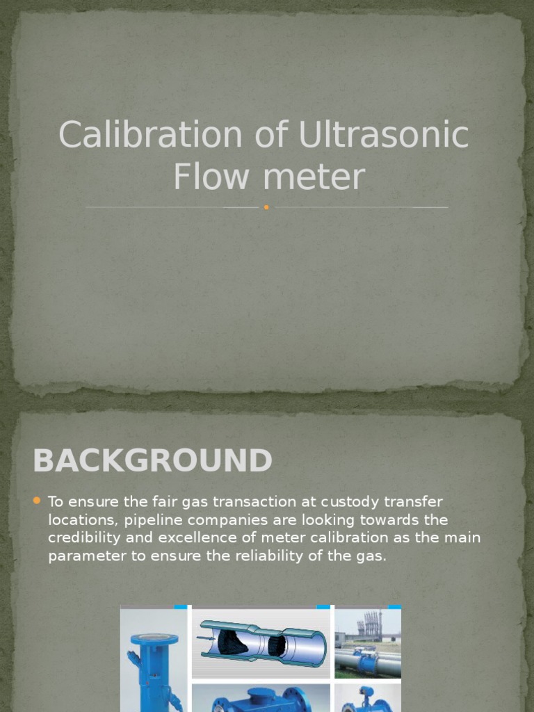 Calibration of Ultrasonic Flowmeter | PDF | Calibration | Flow Measurement