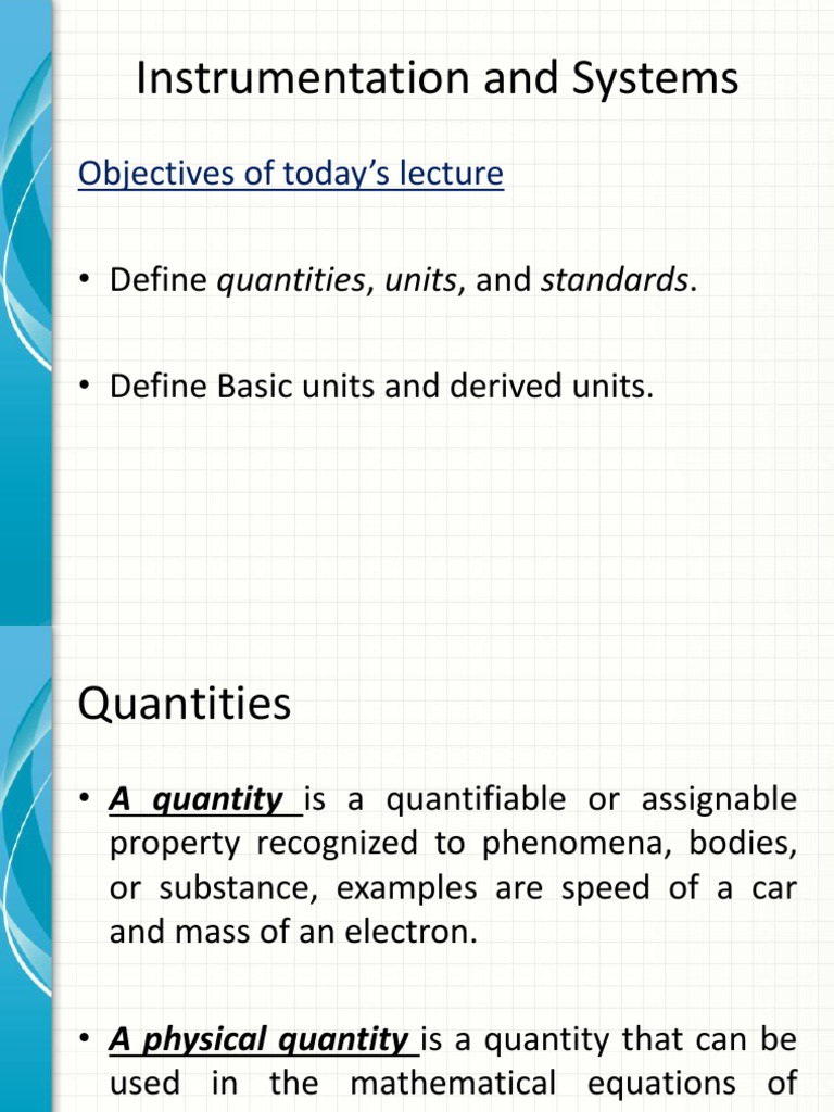 Lec 2 Intro | PDF | Units Of Measurement | Quantity