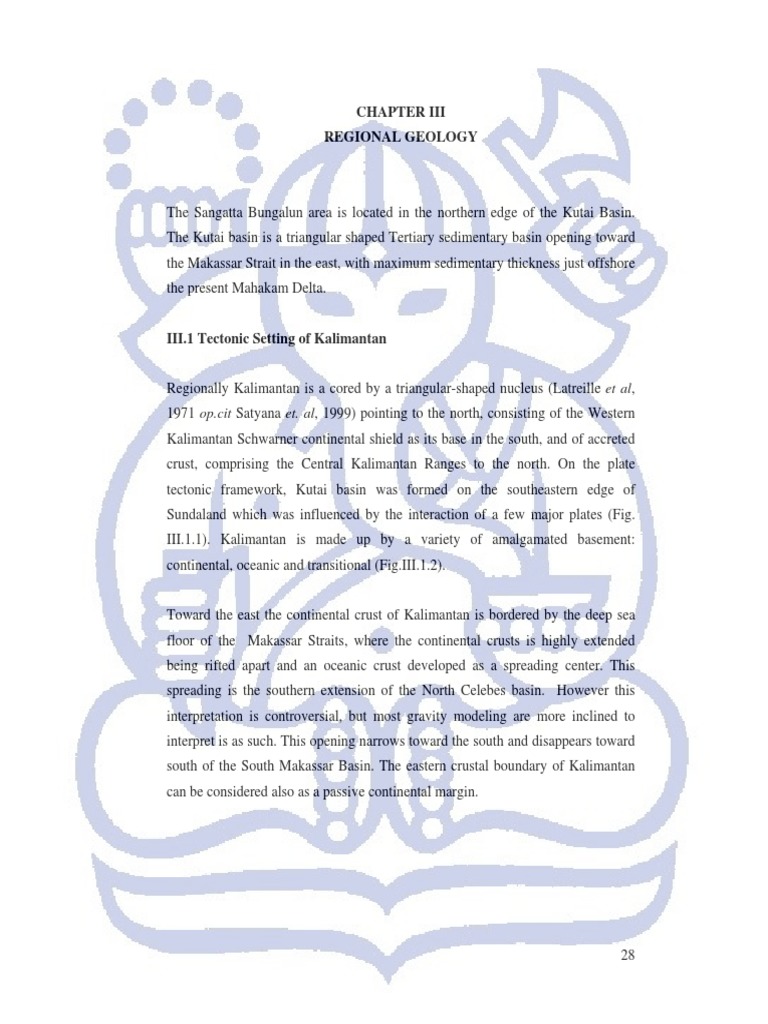 Regional Geology of the Kutai Basin in East Kalimantan: Tectonic ...
