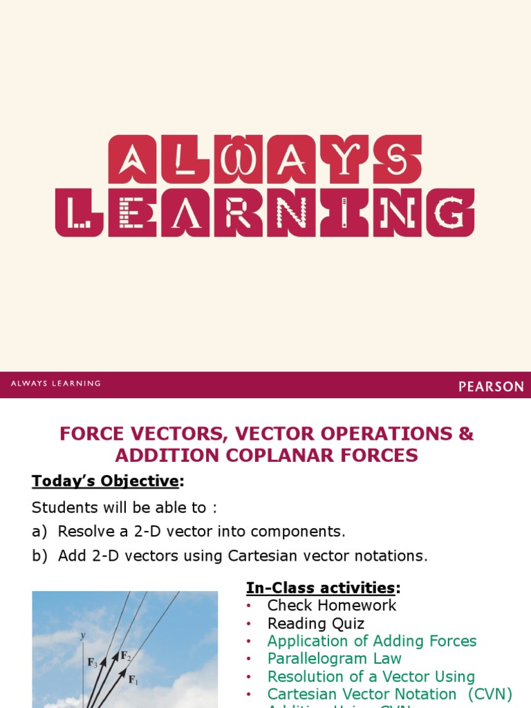 Chapter 2 Force Vector Part1 | PDF | Euclidean Vector | Force