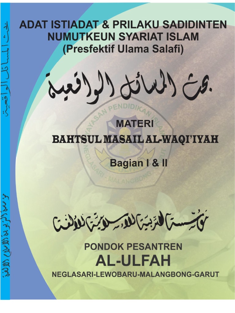Buku Bahtsul Masail Al-Waqiiyah | PDF