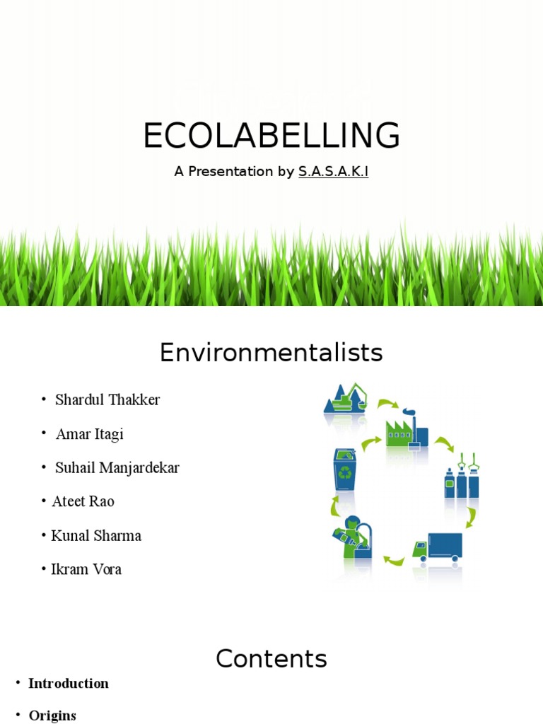 Eco Labelling | PDF | Public Sphere | Sustainability